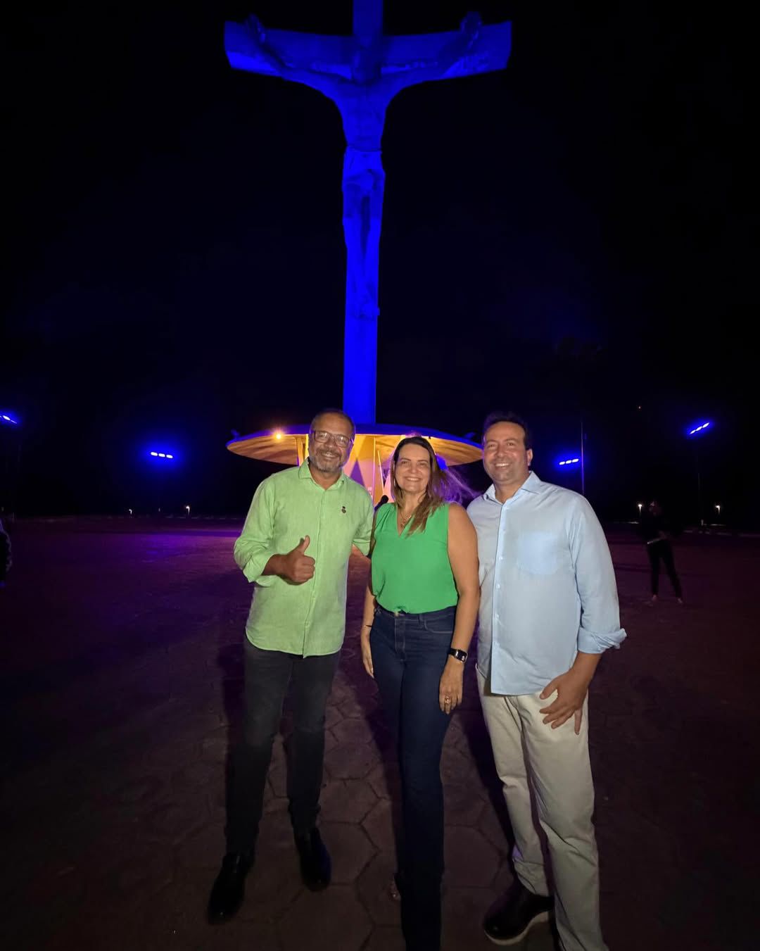Vitória da Conquista inaugura nova iluminação cênica do Cristo ...